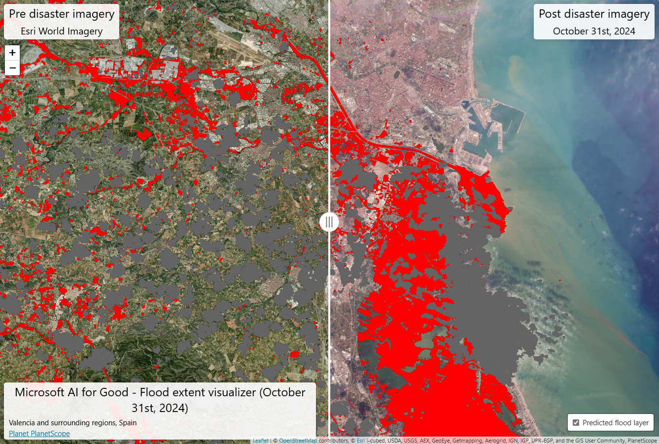 Visualizer - Flooding Valencia October, 2024